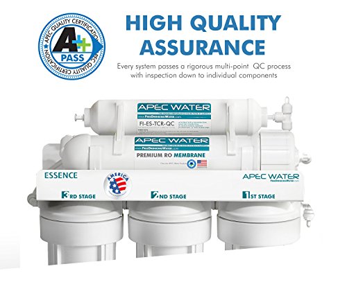APEC Top Tier 5-Stage Ultra Safe Reverse Osmosis Drinking Water Filter ...